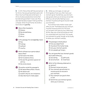 Scholastic Success with Reading Tests Grade 4 Workbook