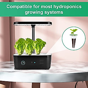 101pcs Seed Pod Kit, Grow Anything Kit Hydroponic Seed Kit Hydroponics Garden Accessories with 20 Grow Baskets, 20 Transparent Insulation Lids, 40 Grow Sponges, 20 Plant Labels