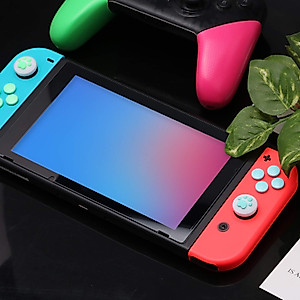 Paw Print Thumb Grip Caps for Nintendo Switch, Button Cap Set for Nintendo Switch Joy-con - Animal Crossing New Horizons Theme