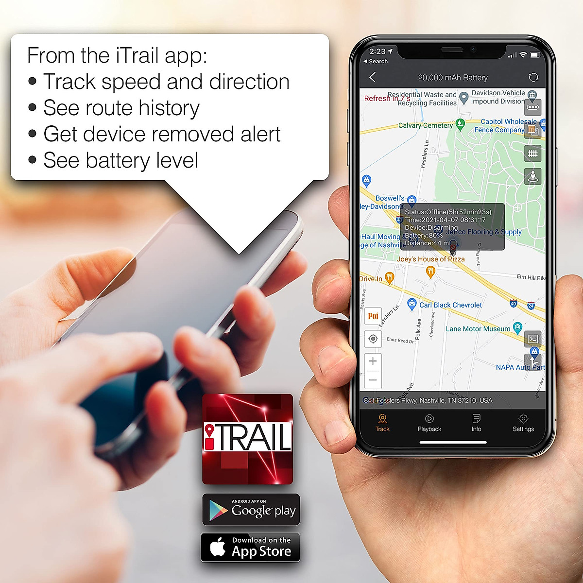 GPS Tracker for Vehicle - Discover It - 5G Real Time GPS Tracking Device Monitoring System with GEO Fence for Kids, Cars, Vehicle, Seniors - Up to 256 Day Battery Life (Monthly Plan)