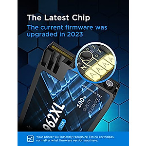 【4-Pack Larger Capacity】 962XL Compatible Ink Cartridge Replacement for HP 962 962XL Ink Cartridges Combo Pack for Work with HP OfficeJet Pro 9015 9025 9010 9018 9020 9012 Printer (BCMY-4 Pack)