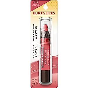 Burt's Bees 100% Natural Origin Moisturizing Matte Lip Crayon, Niagara Overlook - 1 Crayon