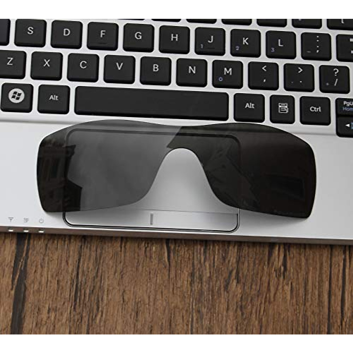 Sunglass Lenses Replacement Polarized for Oakley Batwolf Sunglasses (Stealth Black)