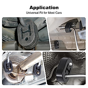 EVIL ENERGY Exhaust Hanger Rubber Insulator Bushing Mount 2 Holes