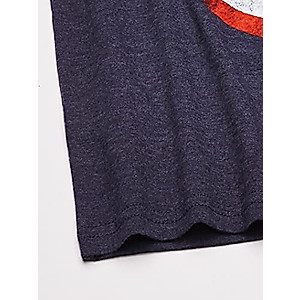 Marvel Boys' Toddler Captain America T-Shirt, Navy Heather, 5T