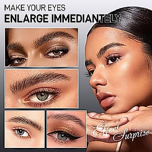 Ofanyia 4 in 1 Lash Lift & Brow Lamination with Black Color Kit, Eyelash Perm Kit and Brow Lamination Kit, Fast Quick Curling and Voluminous Coloring, Last for 8 Weeks, Salon & Home Use DIY