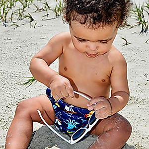 i Play Boys Reusable Absorbent Baby Swim Diapers Aqua Wavy Nautical 24 Months