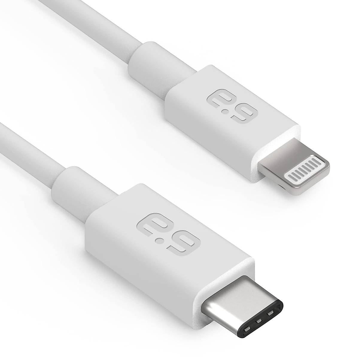 PureGear USB C to Lightning Cable (3 ft, White), MFi Certified Cable for iPhone 14 Pro Max/14/13 Pro Max/13/12 Pro Max/12/11 Pro Max/11/X/XS/SE/AirPods Pro, Supports Power Delivery Fast Charging Cord