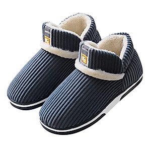 Winter Slippers for Women with Arch Support Men's Winter House Slippers Bedroom Shoes for Ladies Comfy Slippers for Women Memory Foam Christmas Backdrops for Photography Gifts for Men 2023