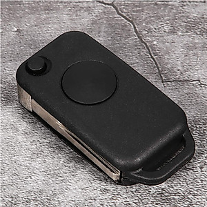 Key Fob Case,Car Flip Key Fob Case 1 Button ABS Cover Fits for M B 1984-2004