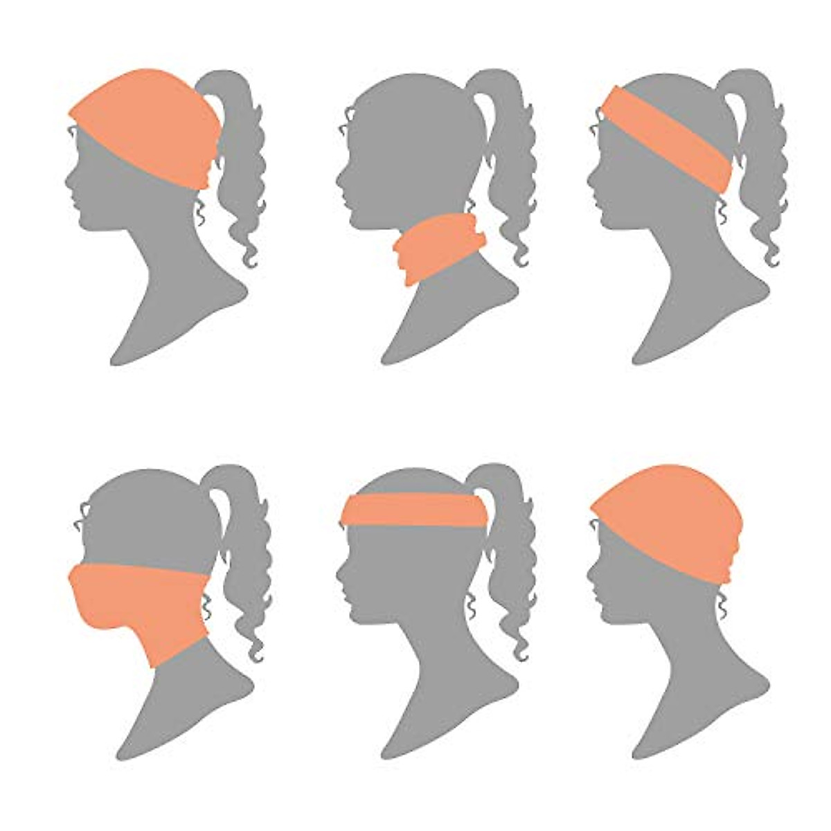 HONENNA Flower Printed Beanie Women Turban Headband Chemo Cap (Beige&Pink)