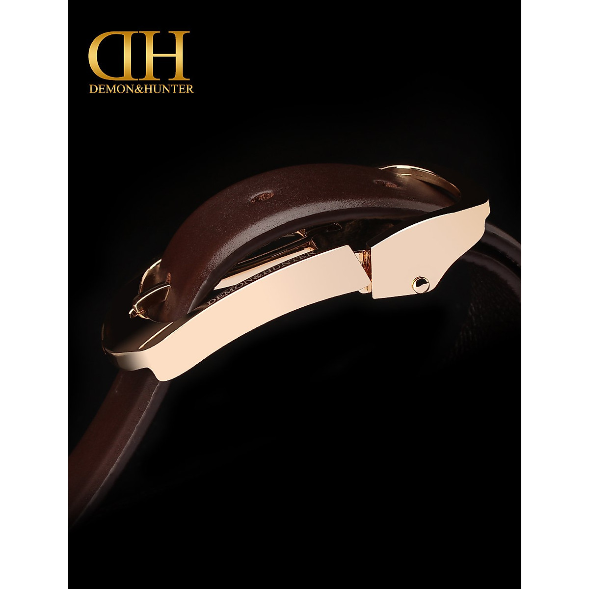 Demon&Hunter PBL Series Men's Pin Buckle Belt H00507(110CM)