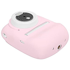 RvSky Camera Accessories Kids Digital Selfie Camera P01B Print 2.4inch IPS Display Video Recorder Dual Lens 1800W Camera Tools,Camera Filming accessoriez(粉色)