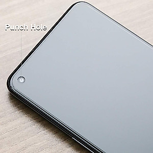 Ibywind Screen Protector For OnePlus 9 5G,with 2Pcs Tempered Glass,1Pc Camera Lens Protector,1Pc Backing Carbon Fiber Film [Fingerprint Reader,Easy to install]