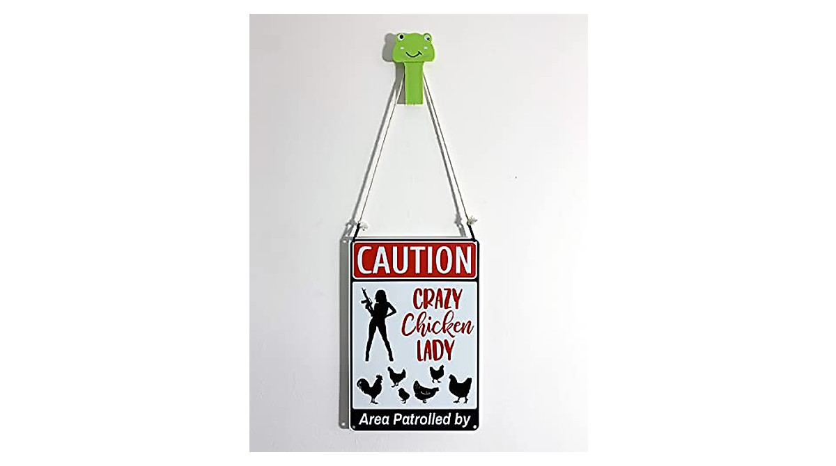 Bestylez Area Patrolled by Chicken Lady - Crazy Chicken Lovers Gag ...