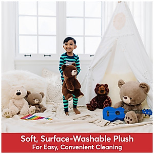 GUND Finley Teddy Bear, Premium Stuffed Animal for Ages 1 and Up, Chocolate Brown, 13”