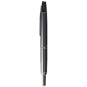 PILOT Fountain Pen Capless Decimo, Dark Gray Myca Body, F-Nib