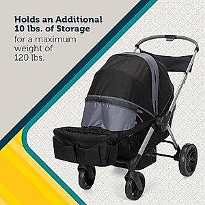 Safety 1st Summit Wagon Stroller fits 2 Kids Includes Removable Child Tray and 2 Cup Holders, High Street