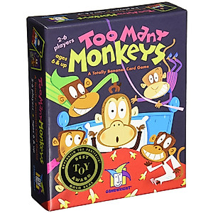 Gamewright Too Many Monkeys Multi-colored, 5"