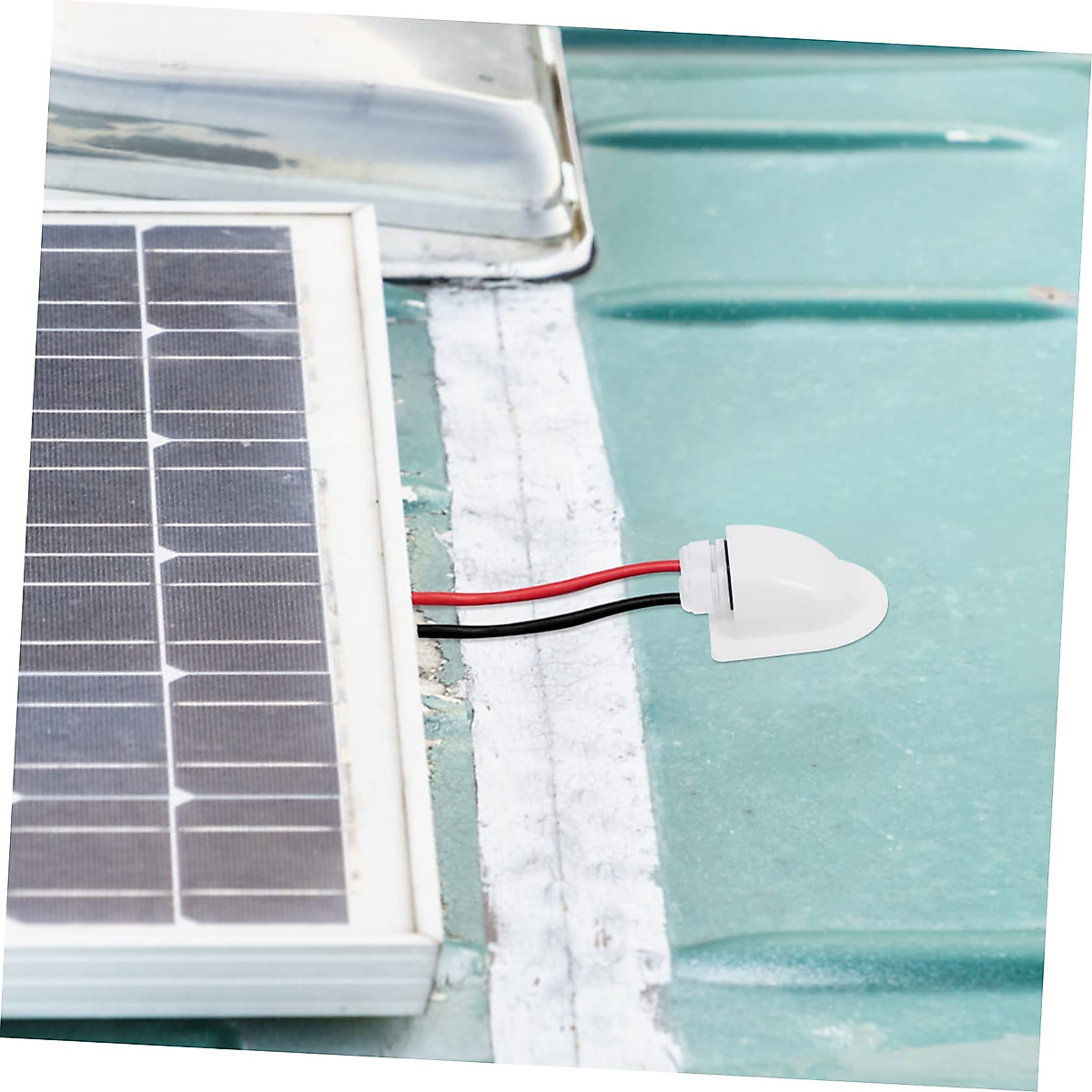 Yardwe 3pcs Dual Cable Entry Box Cable Gland Cable Entry Gland Holder Roof Wire Auto Wire Entry Gland Dual Holes Cable Entry Dual Hole Cable Entry Wire Cable Rv White Wiring Abs