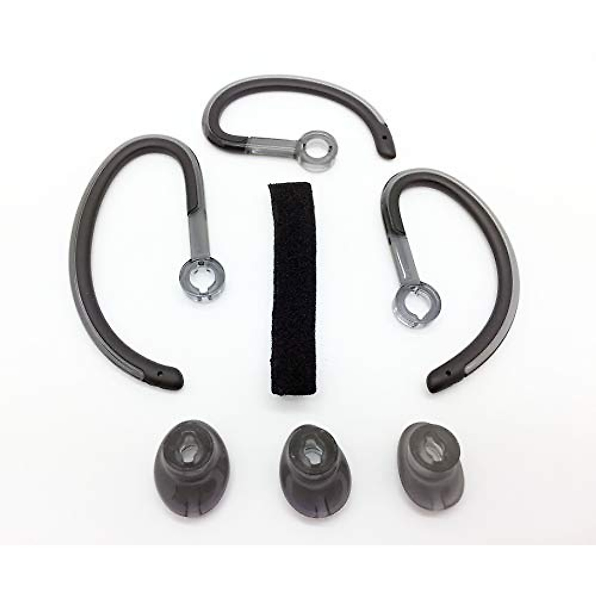 AvimaBasics Savi X40 Ear Tips | Replacement Earbuds Ear Buds Headset Parts Spare Kit Ear Loops Compatible with Plantronics SAVI X40 CS540 Savi W440 W740 W745 WH500 - (Mixed L/M/S) (1 Pack)