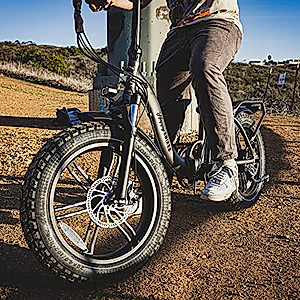 HEB ALLSCAPE 20x4.0 in Fat Tire for E-Bike MTB, Heavy Duty High-Performance Puncture Resistant E-Bike Mountain Bike Tire, All-Terrain Directional Tread, High-Density Tire for Street & Trail Riding