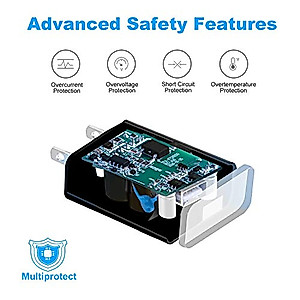18W Fast Charger for Samsung Galaxy A51 A21 S10 S10E,A71 A72 A52 5G A31 A41 S20 FE 5G A30 A42 A20S,S9 S8,Nokia 6.2 7.2 8.3 7.1,Quick Charge 3.0 USB Wall Plug/Travel Power Adapter+6FT Charging Cable