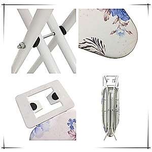 YEQIN Ironing Board, Opensize 4-Leg Table 35.4" L x 12''W for Ironing Clothes Tabletop Ironing Board, Adjustable Height.