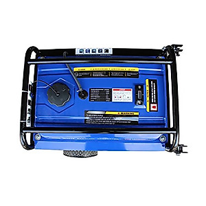 Green-Power America Gasoline Generator GPD5000W, Green/Black