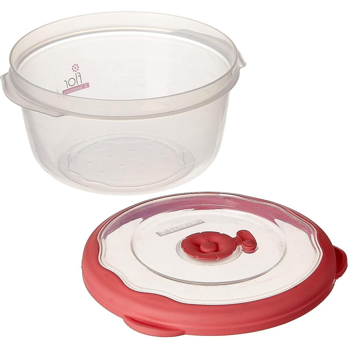 Tribello Plastic Freezer Food Storage Container with Lids Microwave/Dishwasher Safe Steam Vent/Air-Tight Lid Round Set of 3, 80/25 / 6 Oz