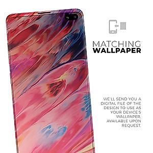 DesignSkinz Blurred Abstract Flow V14 Protective Vinyl Decal Wrap Skin Cover Compatible with The Samsung Galaxy S20 (Screen Trim & Back Glass Skin)