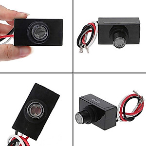 Gump's grocery Outdoor Electric Resistor Photocell Light Control Sensor Button Switch JL103A