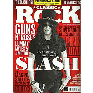 CLASSIC ROCK MAGAZINE, GUNS N' ROSES SLASH SEPTEMBER, 2018 NO.253