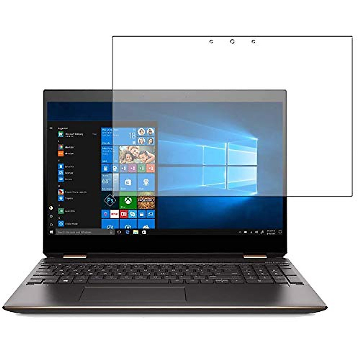 Puccy Privacy Screen Protector Film, Compatible with HP Spectre x360 15-df0009TX 5KU78PA-AAAA 15.6" Anti Spy TPU Guard （ Not Tempered Glass Protectors ） New