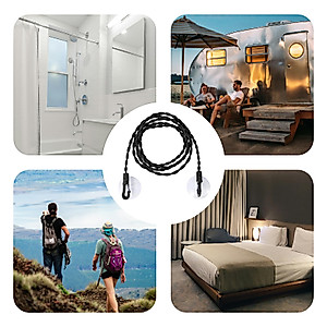 3Pcs Clothes Line,Retractable Portable Clothesline for Travel,Travel Clothesline,Travel Clothesline for Hotel Room,Rv Clothes Line,Shower Clothes Line,Travel Clothesline Outdoor