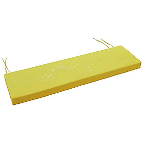 Jininworl Waterproof Indoor/Outdoor Patio Bench Cushion, Soft Thicken Seat Pads Cushion Custom Size, Pillow Outdoor Cushions Storage Bench Cushion (Yellow; 14 x 36 x 2)