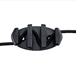 Coshar 4pcs Nylon Kayak Zigzag Anchor Cleat Set Kayak Rope Holder for Boat Secure Kayak Canoe Deck Rigging Accessories