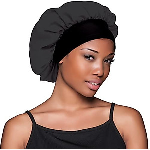 Evolve Evolve Satin Wide Edge Bonnet Black