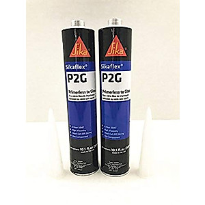 Auto Glass Sealant Windshield Urethane Glue Sikaflex P2G Primerless Adhesive x 2