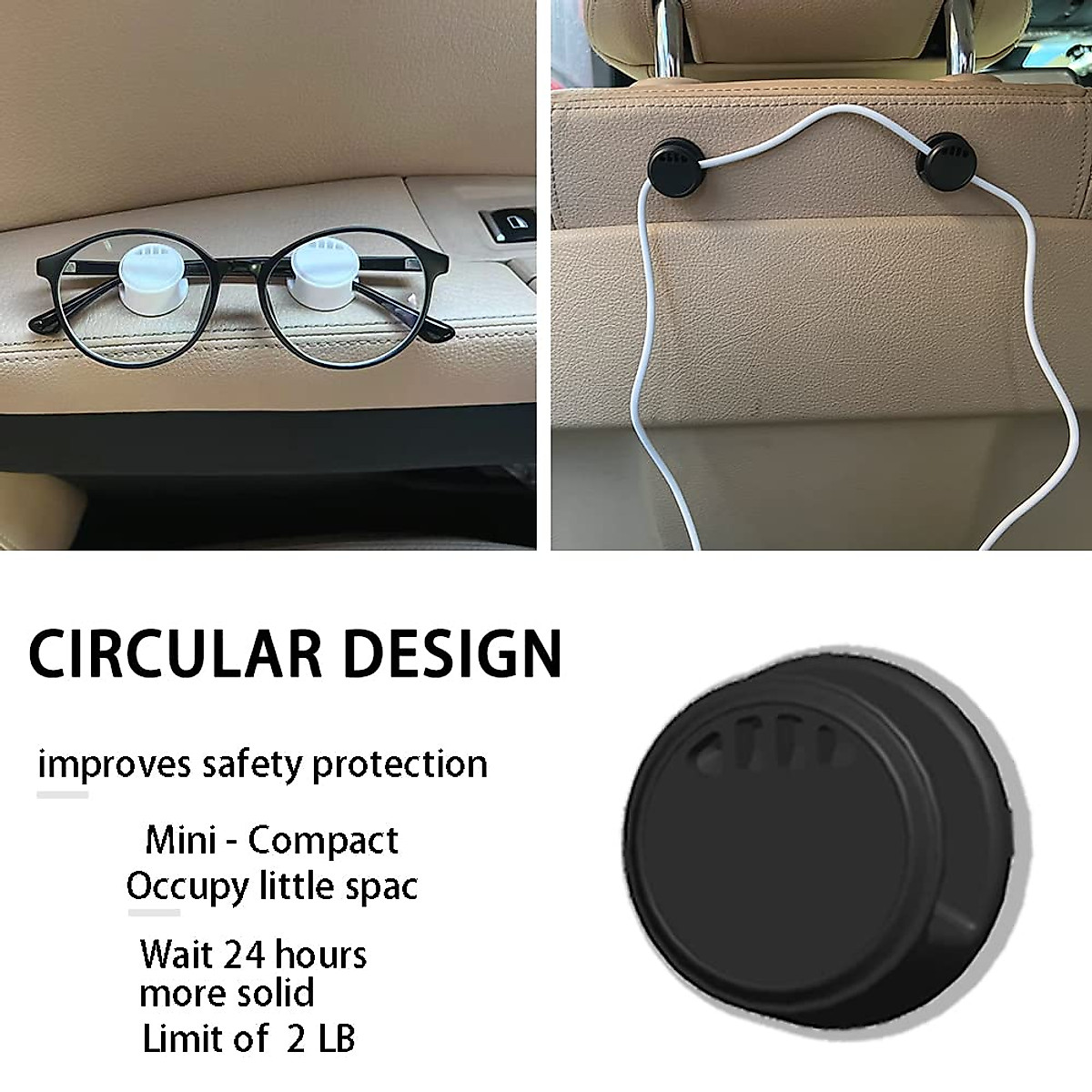 20pcs Self Adhesive Hooks Utility Hooks, Adhesive Hooks for Hanging Face Masks, Keys, Charging Cable, Fairy Lamp, for Adhesive Hooks for Home, Office, Student Dormitory, Kitchen, Car, Home Decor.