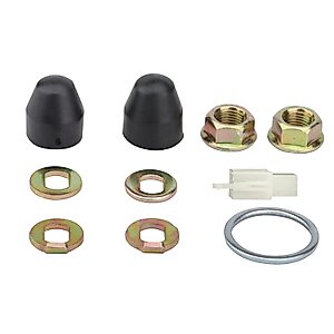 LGEGE 14mm Screw Kit for E-Bike Hub Motor, Washer Shaft Screw Cap Nut Set for Ordinary Electric Bicycle Motors