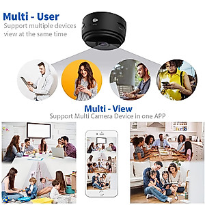 Hidden Video Cameras-1080P HD Pet Camera Mini Indoor Security Camera, for Indoor Outdoor, with App, Night Vision, Local & Cloud Storage