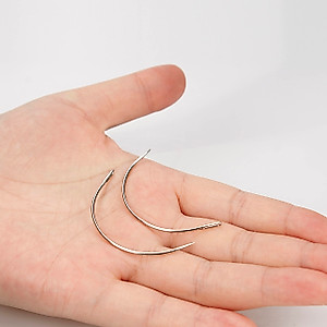 Lusecarl Needle and Thread for Hair Extensions 3 Rolls Hair Weave Sewing Threads with 10 Pcs C J I Shape Curved Upholstery Needles for Hand Sewing, Hair Extensions, Making Wigs DIY (10+3, Black)