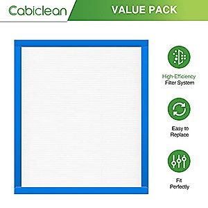 Cabiclean 2 Packs AF-10FL True HEPA Replacement Filters for HoMedics AF-10 AP-15 AF-10FL Air Purifiers