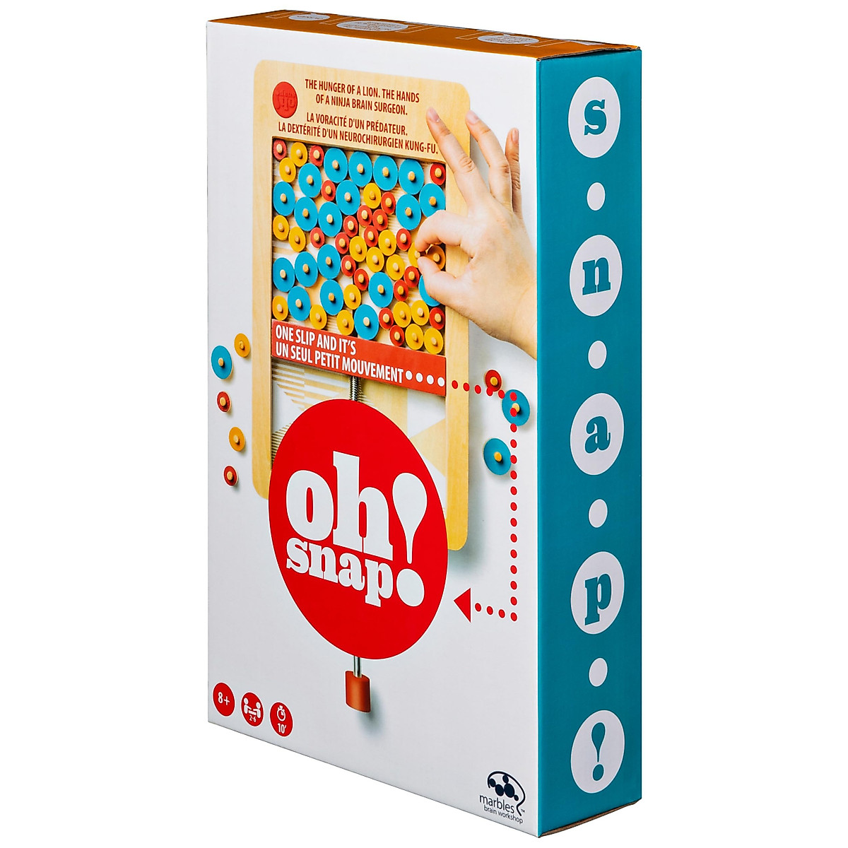 Marbles Oh Snap! – Family Board Game, Multicolor (6044864)