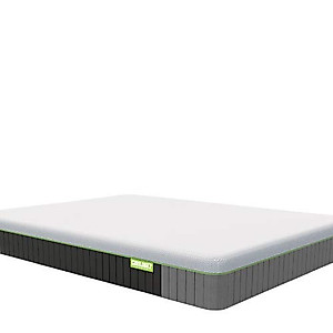 Cariloha Medium-Firm Classic Mattress | Queen | White | 10" Memory Foam | Viscose Material | Removable/Washable Cover, Side-Wedge Support, & Dual-Density Base