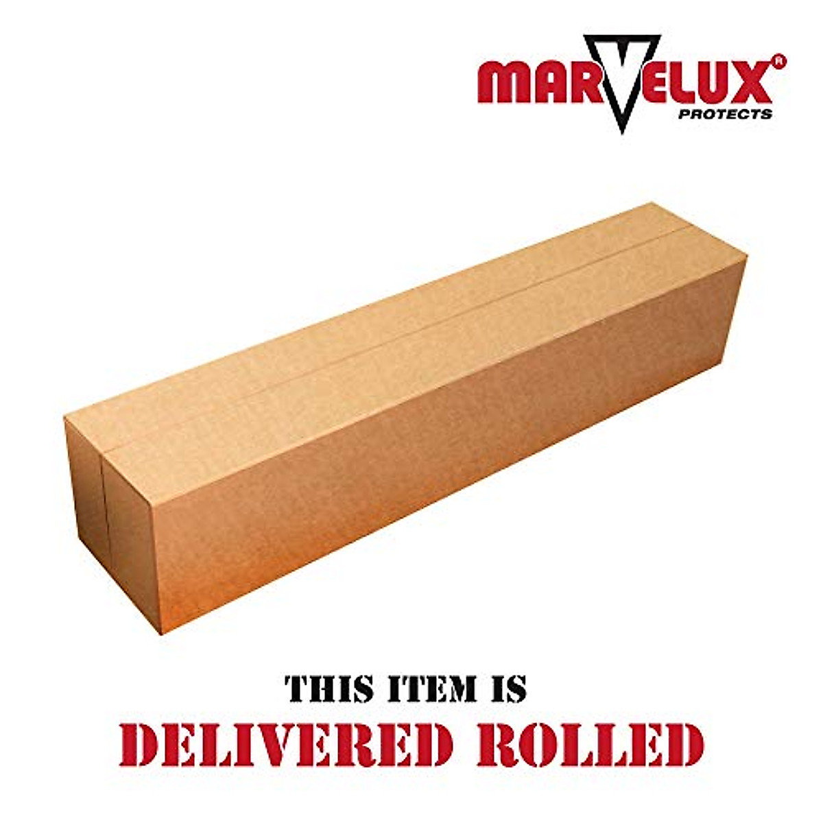 Marvelux Vinyl (PVC) Office Chair Mat for Very Low Pile Carpeted Floors 45" x 53" | Transparent Carpet Protector with Lip | Multiple Sizes