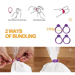 100 Pack Pastry Bags Thickened 18 inch Disposable Decorating Icing Piping Bags with 4 Icing Bag Ties, for Cookie/Cake Decorating Supplies