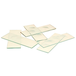 EISCO Microscope Slides with Single Concavity, 10/PK