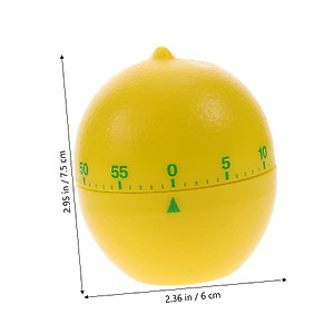 Yardenfun Timer Kitchen Countdown Clock Baking Reminder Kitchen Reminder Alarm Counters 60 Minutes Loud Alarm E Tool Kids Tools Kitchen Time Reminder Mechanical Plastic to Rotate Equipment